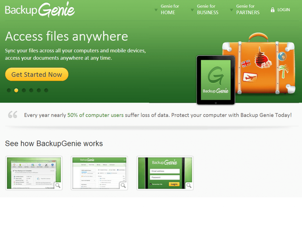 Backup Genie review - Cloud opslag en backup - Cloud-reviews