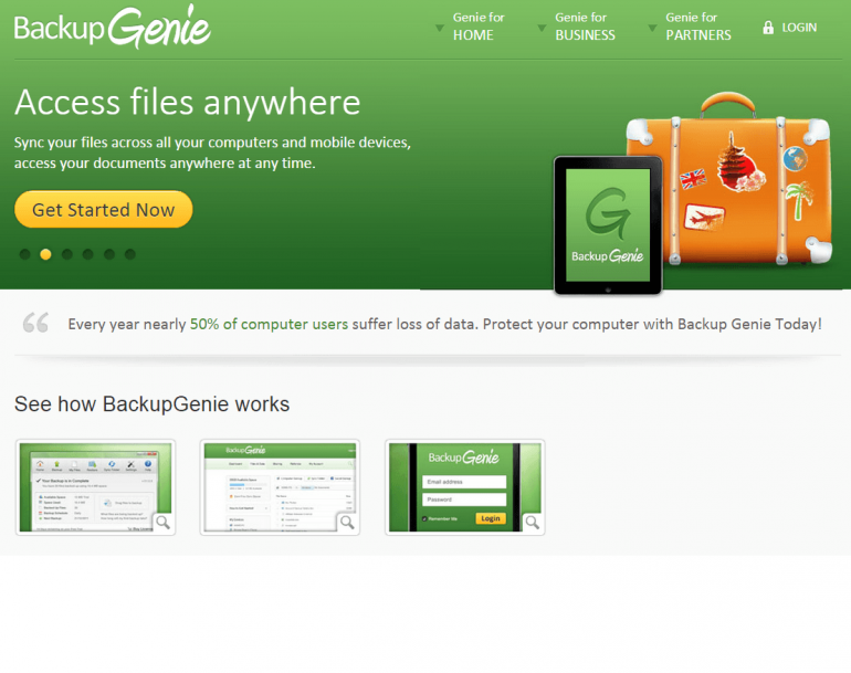 Backup Genie review - Cloud opslag en backup - Cloud-reviews